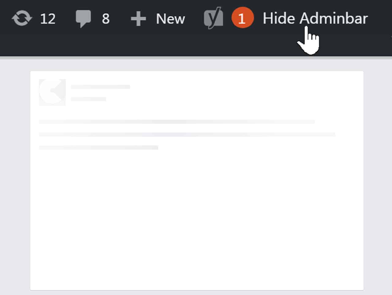 jQuery Plugin to Toggle (hide & show) WordPress Admin Bar — CodeHim jQuery Plugin to Toggle (hide & show) WordPress Admin Bar — CodeHim