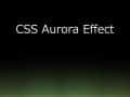CSS Aurora Effect Beautiful Aurora Footer Lights — CodeHim
