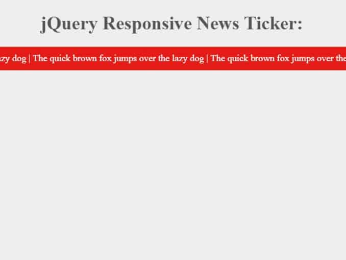 4+ News Ticker in HTML CSS & JavaScript