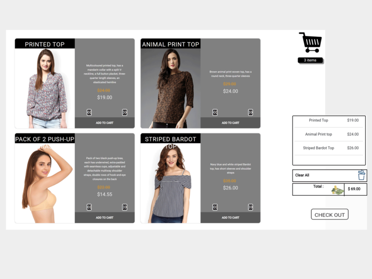 25+ Best JavaScript Shopping Cart Examples with Demo — CodeHim