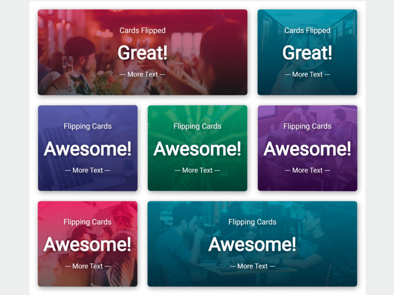 Card Flip Animation using JavaScript Code — CodeHim