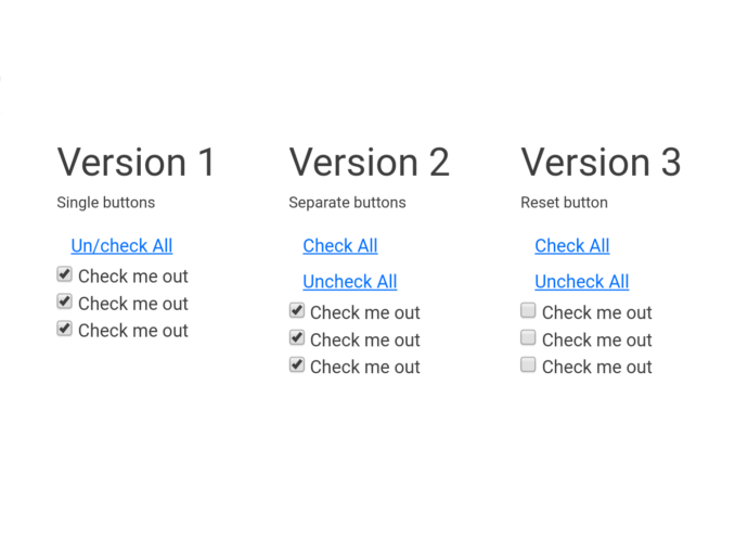 Check and Uncheck all Checkbox using JavaScript — CodeHim Check and Uncheck all Checkbox using JavaScript — CodeHim