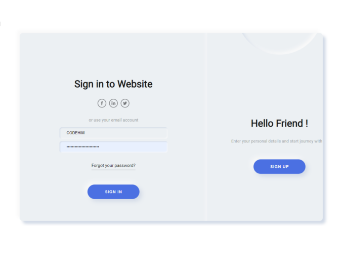 Neumorphism Login and Signup Form — CodeHim