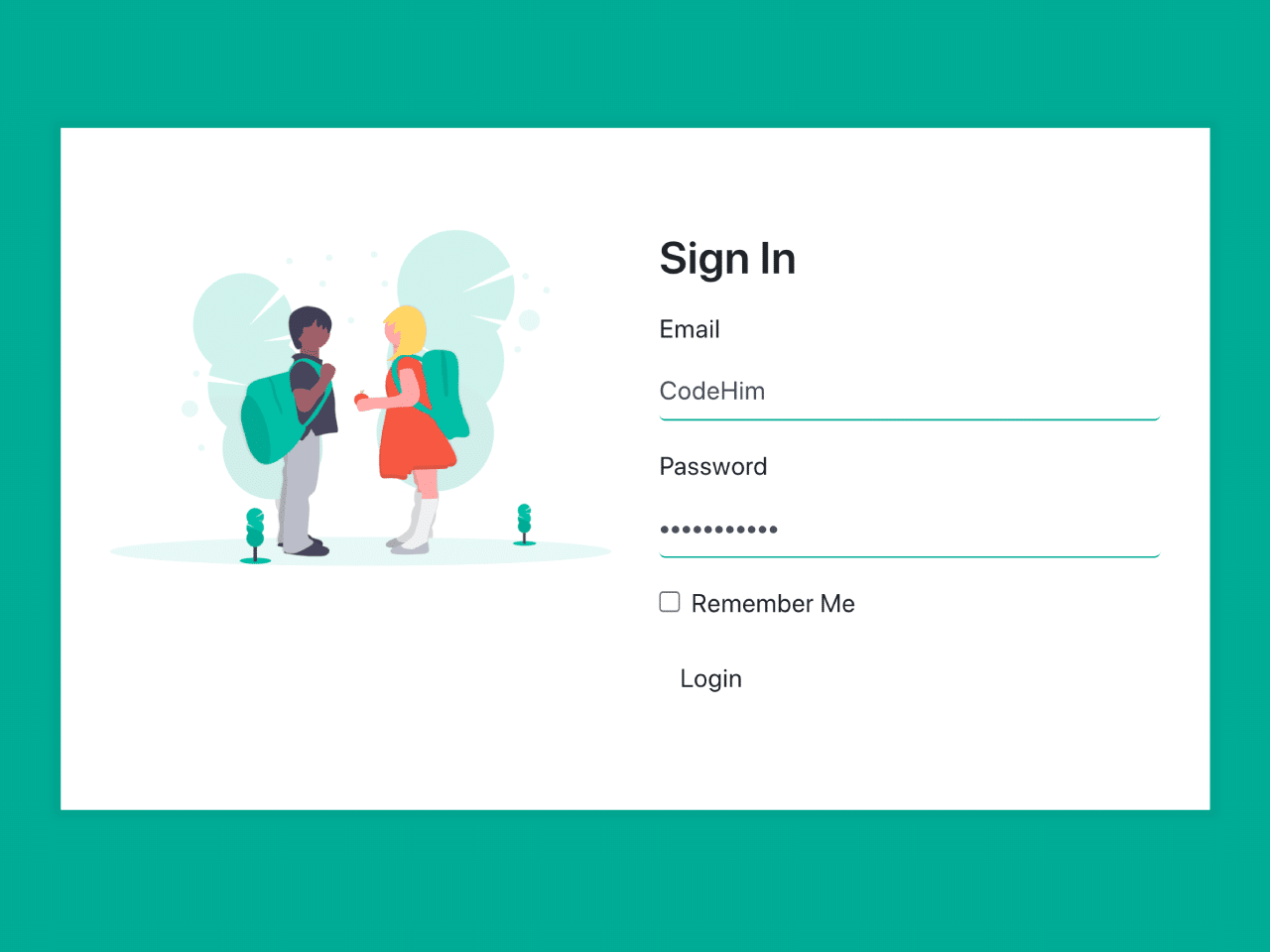 Bootstrap Login Form with Image — CodeHim Bootstrap Login Form with Image — CodeHim