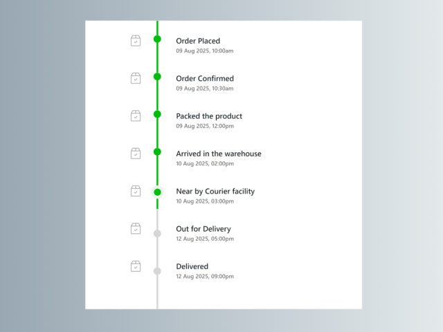 Bootstrap 5 Order Tracking Vertical Timeline — CodeHim Bootstrap 5 Order Tracking Vertical Timeline — CodeHim