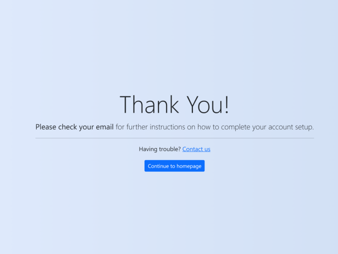 Bootstrap 5 Thank You Page Template — CodeHim