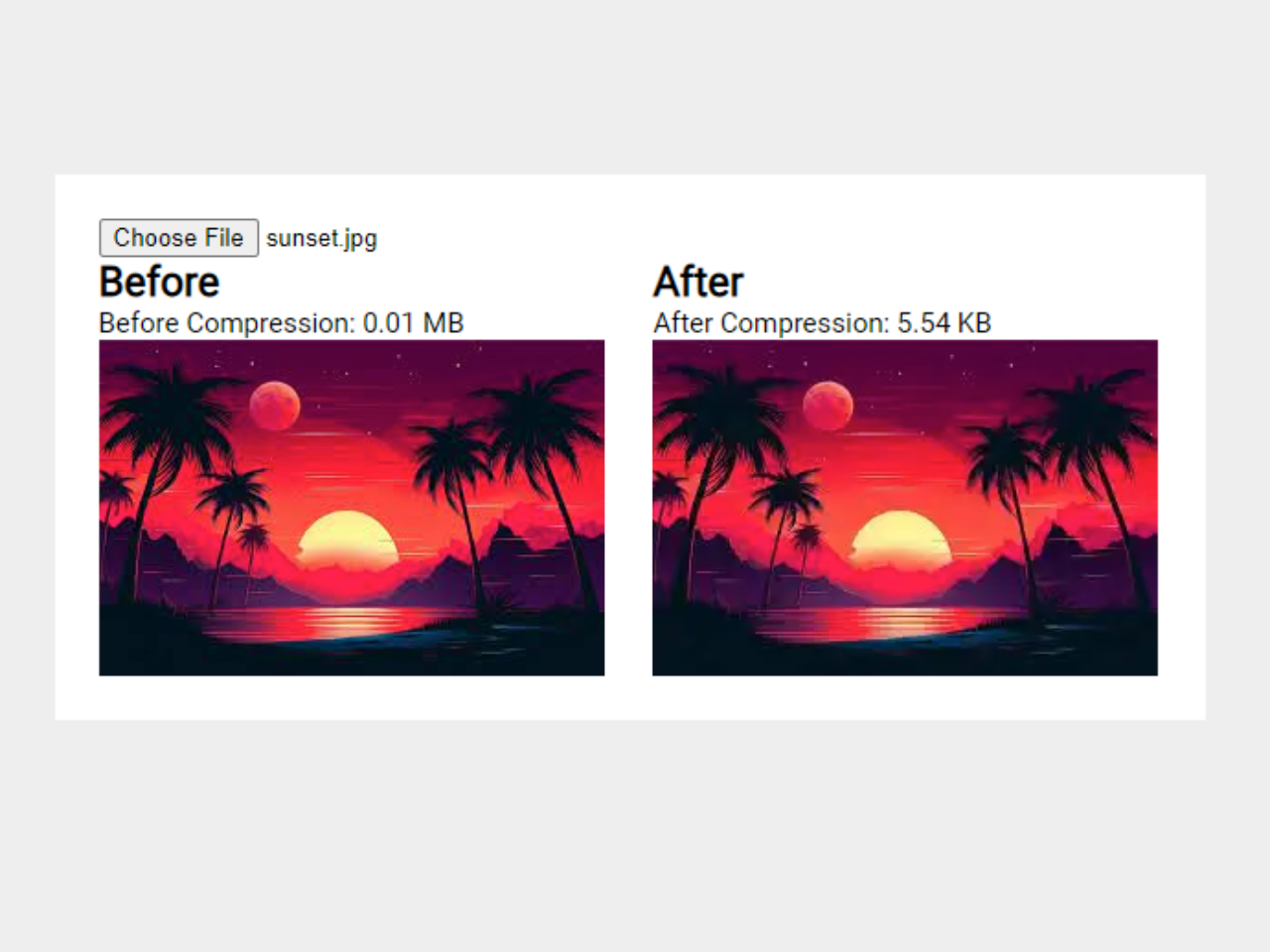 JavaScript Compress Image Before Upload — CodeHim JavaScript Compress Image Before Upload — CodeHim