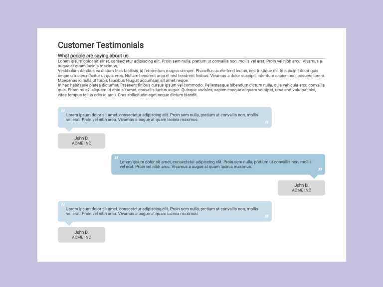 Customer Testimonials in HTML CSS — CodeHim