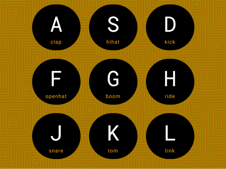 Drum Kit Using JavaScript — CodeHim Drum Kit Using JavaScript — CodeHim