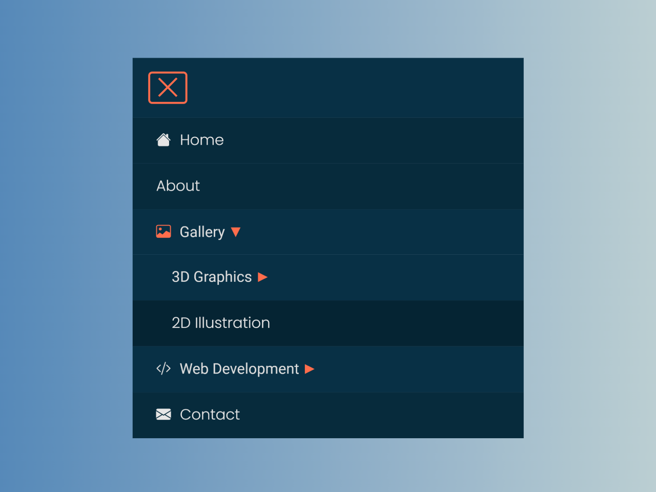 HTML Multilevel Accordion Navigation Menu — CodeHim HTML Multilevel Accordion Navigation Menu — CodeHim