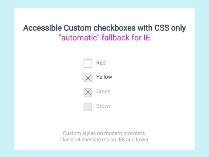 Pure CSS Custom Checkbox Style — CodeHim Pure CSS Custom Checkbox Style — CodeHim