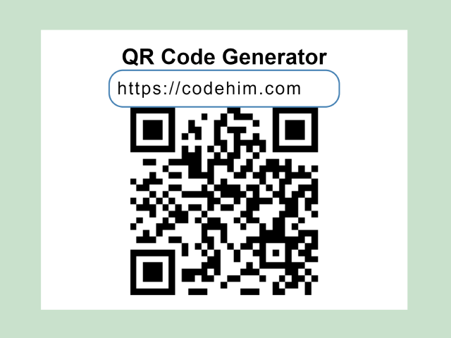 Pure JavaScript QR Code Generator — CodeHim Pure JavaScript QR Code Generator — CodeHim