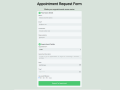 Simple Appointment Request Form HTML — CodeHim