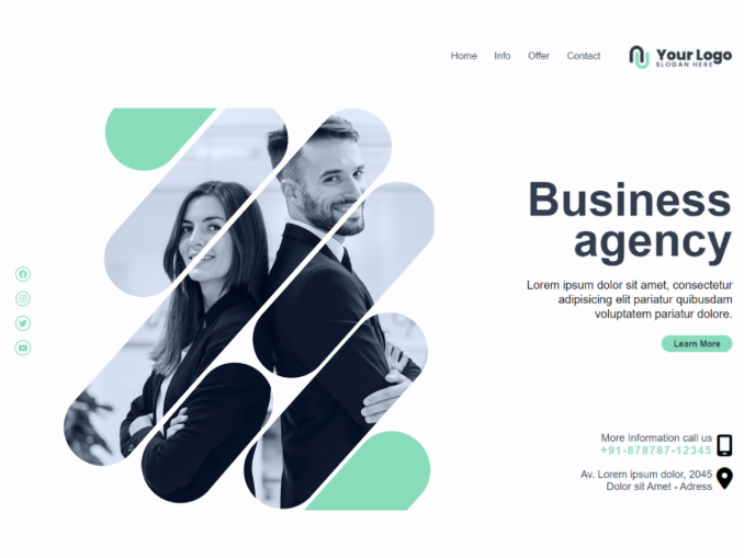 Simple Landing Page HTML CSS Code — CodeHim Simple Landing Page HTML CSS Code — CodeHim