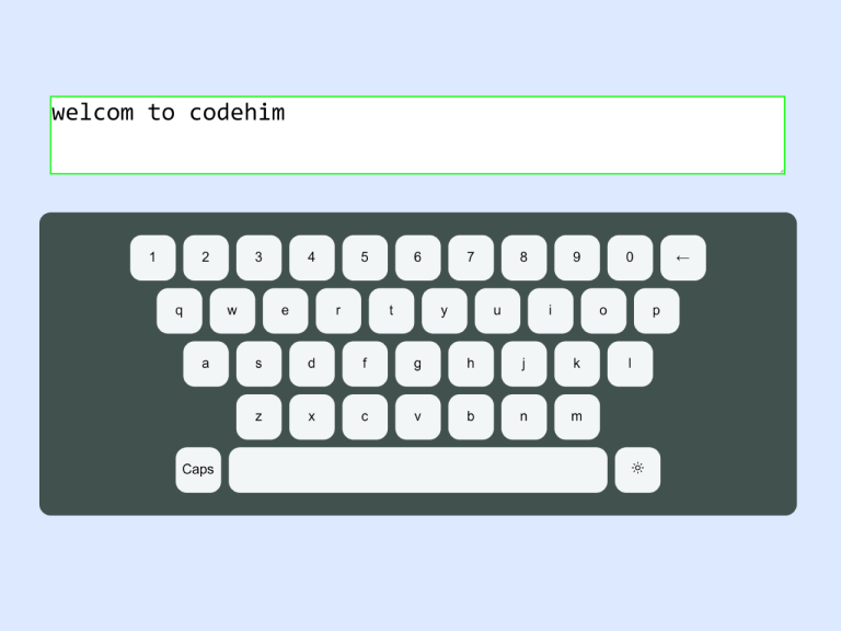 Virtual Keyboard JavaScript Source Code — CodeHim Virtual Keyboard JavaScript Source Code — CodeHim