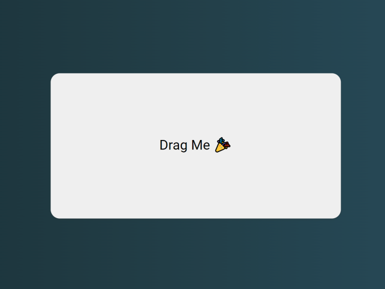 Draggable Div Element In Html Css And Javascript — Codehim