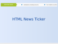 Horizontal News Scroller HTML Code — CodeHim