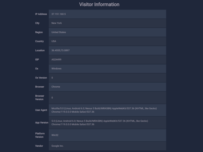 JavaScript Get Client System Information — CodeHim