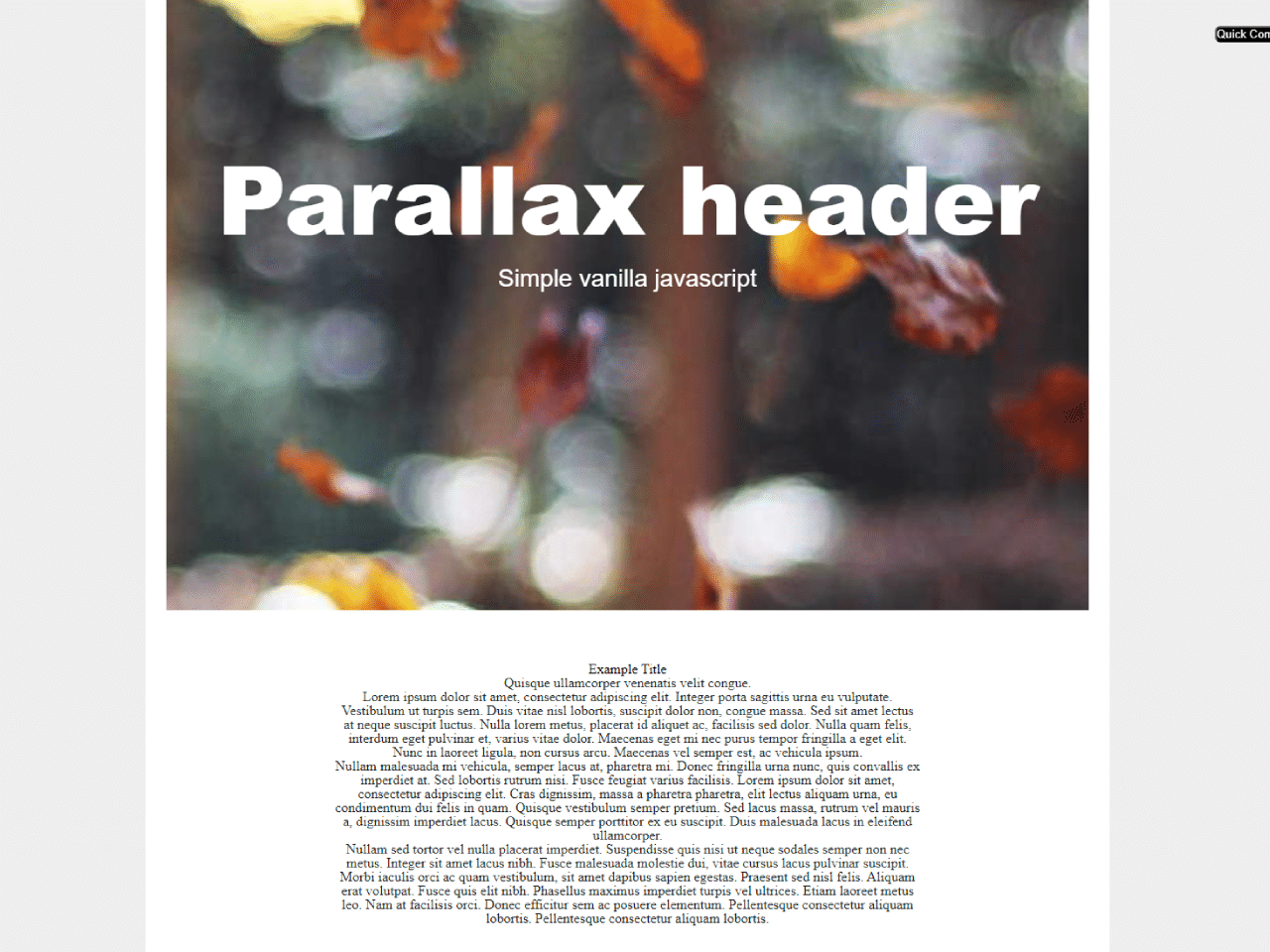 Parallax Effect Background in JavaScript — CodeHim Parallax Effect Background in JavaScript — CodeHim