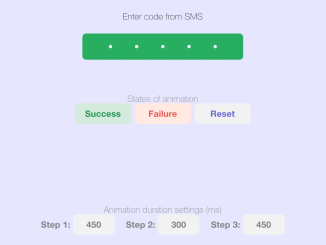 SMS OTP Input Animation in HTML CSS — CodeHim