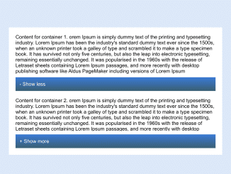 Show More / Show Less HTML Code — CodeHim