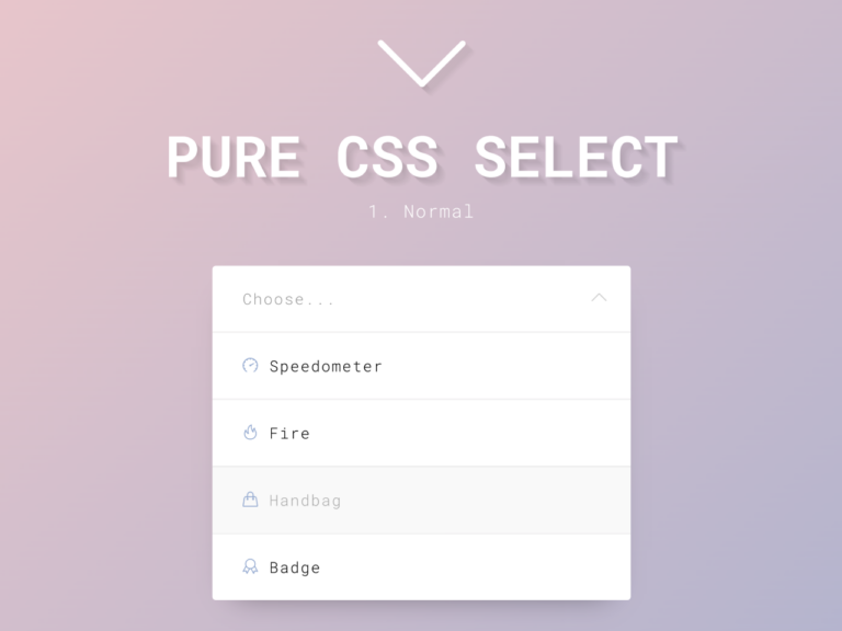 Custom Select Dropdown Using HTML Radio Input — CodeHim Custom Select Dropdown Using HTML Radio Input — CodeHim