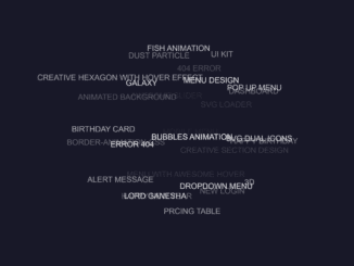 Animated 3D Tags Cloud Using jQuery — CodeHim