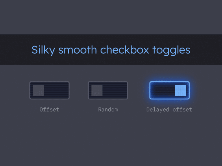 Silky Smooth Checkbox Toggles Using SVG.js — CodeHim